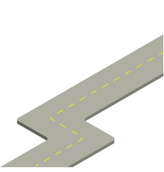 Road isometry icon Royalty Free Vector Image - VectorStock
