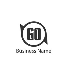 Initial letter og logo template design Royalty Free Vector