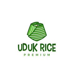 Onigiri logo japanese restaurant sign icon line Vector Image