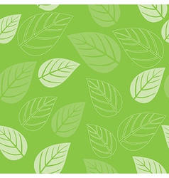 Leaf background round pattern with leaf Royalty Free Vector