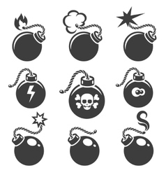 Bomb neon sign Royalty Free Vector Image - VectorStock