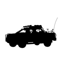 Off road 4x4 land patrol Royalty Free Vector Image