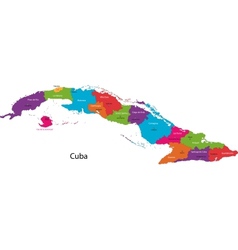 Cuba map Royalty Free Vector Image - VectorStock