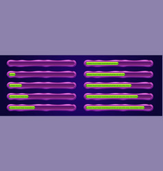 Game resource bar-set 4 Royalty Free Vector Image