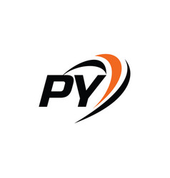 Py monogram logo Royalty Free Vector Image - VectorStock