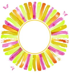 Hand made doodle frame Royalty Free Vector Image