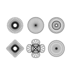 Spirograph elements4 Royalty Free Vector Image