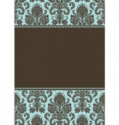 Middle border and pattern Royalty Free Vector Image