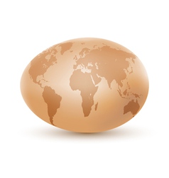 Egg map Royalty Free Vector Image - VectorStock