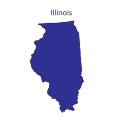 United states illinois Royalty Free Vector Image
