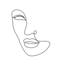 Surreal creative line art gardener Royalty Free Vector Image