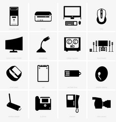 Computer peripherals Royalty Free Vector Image