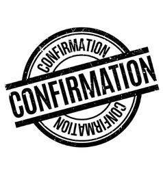 Confirmation rubber stamp Royalty Free Vector Image