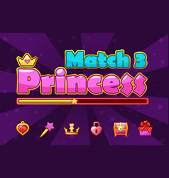 Awards crown icons collection Royalty Free Vector Image