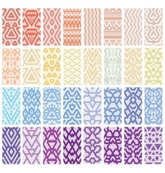 Set of 24 patterns Royalty Free Vector Image - VectorStock