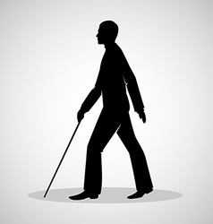Blind man Royalty Free Vector Image - VectorStock