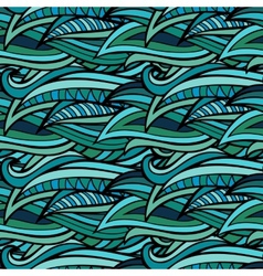 Seamless abstract flowers pattern Royalty Free Vector Image