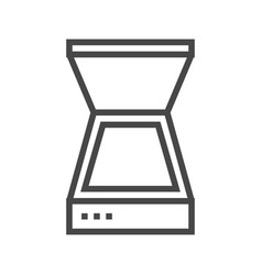 Digital electronics logo design Royalty Free Vector Image