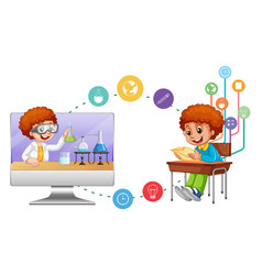 School children Royalty Free Vector Image - VectorStock