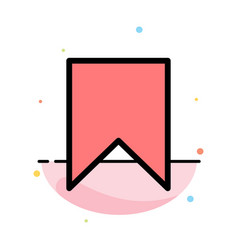 Flag instagram interface save tag business flat Vector Image