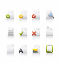 Icon set navigation buttons Royalty Free Vector Image