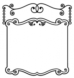 Scroll border Royalty Free Vector Image - VectorStock