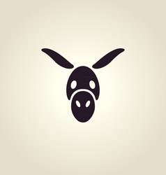 Donkey logo Royalty Free Vector Image - VectorStock