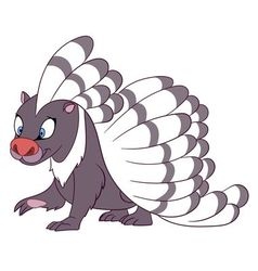 Cute triceratops dinosaur Royalty Free Vector Image