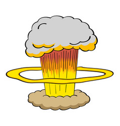 Nuclear explosion Royalty Free Vector Image - VectorStock