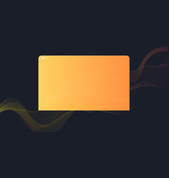 Modern web browser window internet empty page ui Vector Image