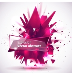 An abstract explosion Royalty Free Vector Image
