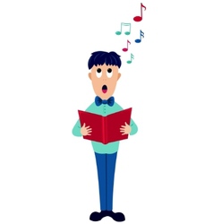 Sick boy Royalty Free Vector Image - VectorStock