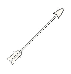 Free spirit arrow rustic tribal decoration Vector Image