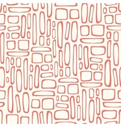 Seamless pattern with abstract geometric doodle Vector Image
