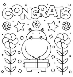 Pacific coloring page Royalty Free Vector Image