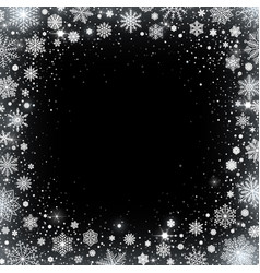 Snow transparent background Royalty Free Vector Image