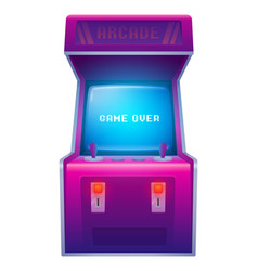 Game popup level up neon sign logo Royalty Free Vector Image