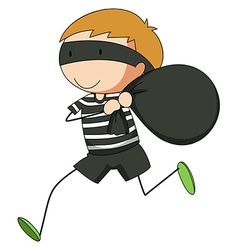 Robber Royalty Free Vector Image - VectorStock