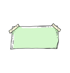 Blank spiral notebook page with curled corner Vector Image