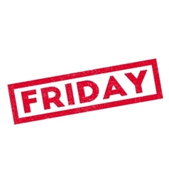 Friday rubber stamp Royalty Free Vector Image - VectorStock