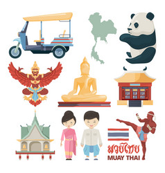 Sawasdee thailand greeting welcome sign Royalty Free Vector
