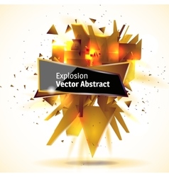 An abstract explosion Royalty Free Vector Image