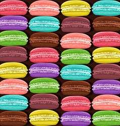 Macarons pattern Royalty Free Vector Image - VectorStock
