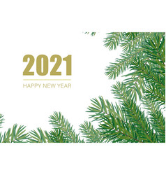 2021 new year background festive premium design Vector Image