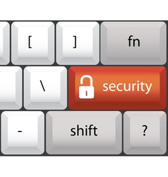 Computer keyboard with 24 7 key Royalty Free Vector Image