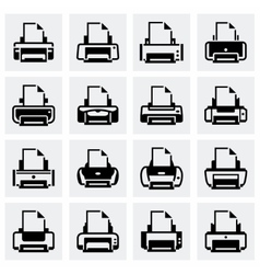Printer icon symbol premium quality isolated fax Vector Image