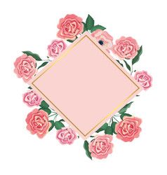 Spring floral frame Royalty Free Vector Image - VectorStock