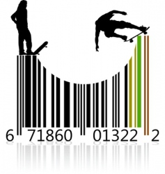 Nature barcode Royalty Free Vector Image - VectorStock