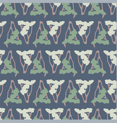 Leaf and nature themed pattern Royalty Free Vector Image