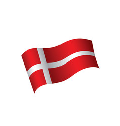 Danmark flag Royalty Free Vector Image - VectorStock